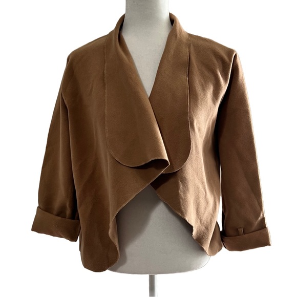 Jackets & Coats | Camel Felt Openfront Jacket | Poshmark